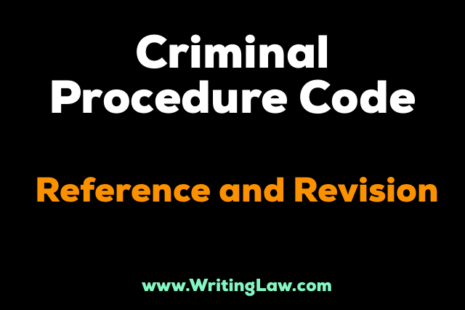 Criminal Procedure Code (CRPC) Updated and With PDF
