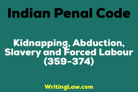 Indian Penal Code (IPC) - Section Wise and Chapter Wise (2020)