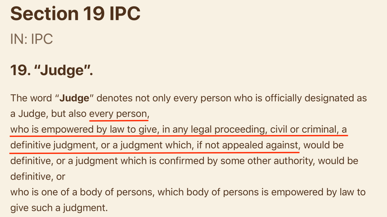Difference Between Judge and Court of Justice