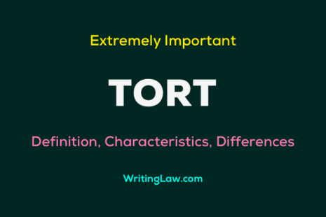 Introduction, Definition, and Characteristics of Tort - Law Note