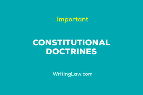 6 Most Important Constitutional Doctrines
