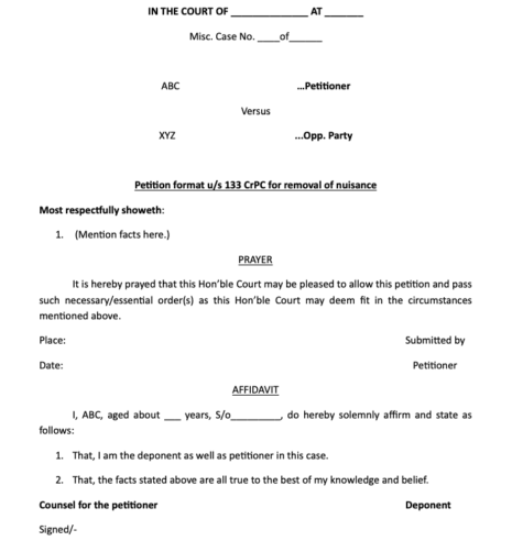What Is Section 133 CrPC - With Punishment and Case Laws