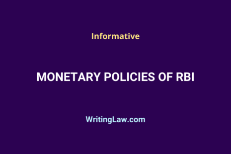 What Are the Monetary Policies of RBI and Its Types