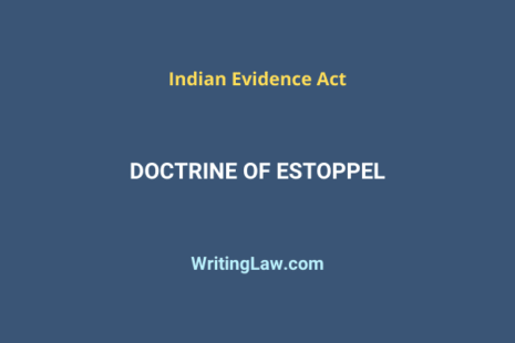 What Is Estoppel Under the Evidence Act