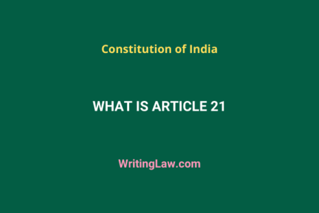 What Is Article 21 of the Indian Constitution?