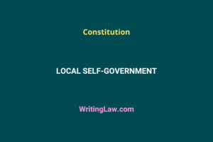 Meaning and Evolution of Local Self-Government in India