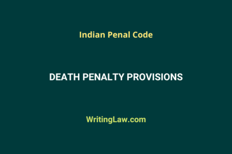 Death Penalty Provisions in India - Supreme Court Judgments
