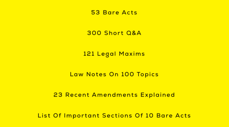 Law Study Material for College and Competitive Exams