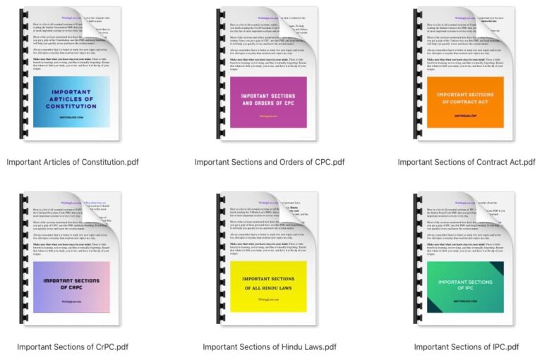 Law Study Material for College and Competitive Exams